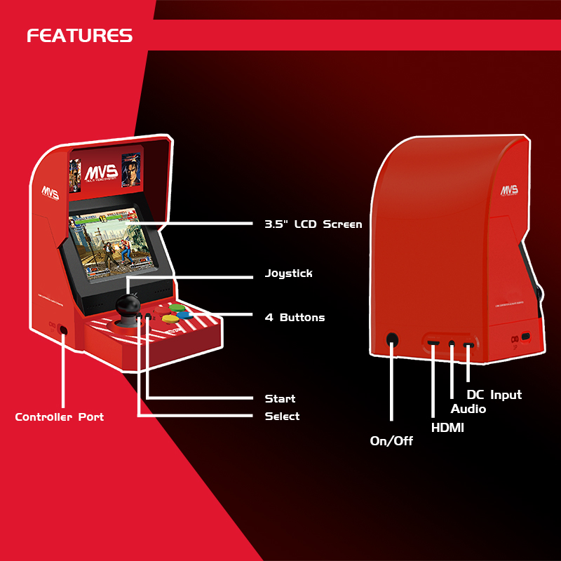 MVS Mini Arcade Deluxe -SNK MVSX