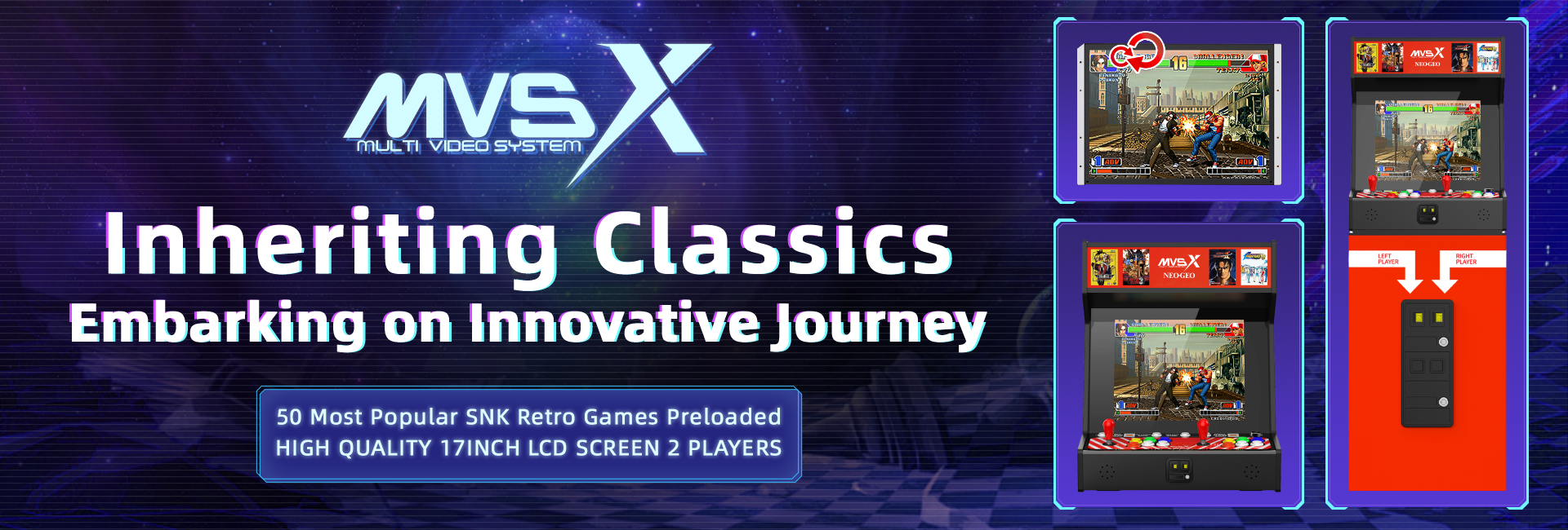 SNK MVSX Home Arcade | Retro Gaming Console for Classic Arcade Experie