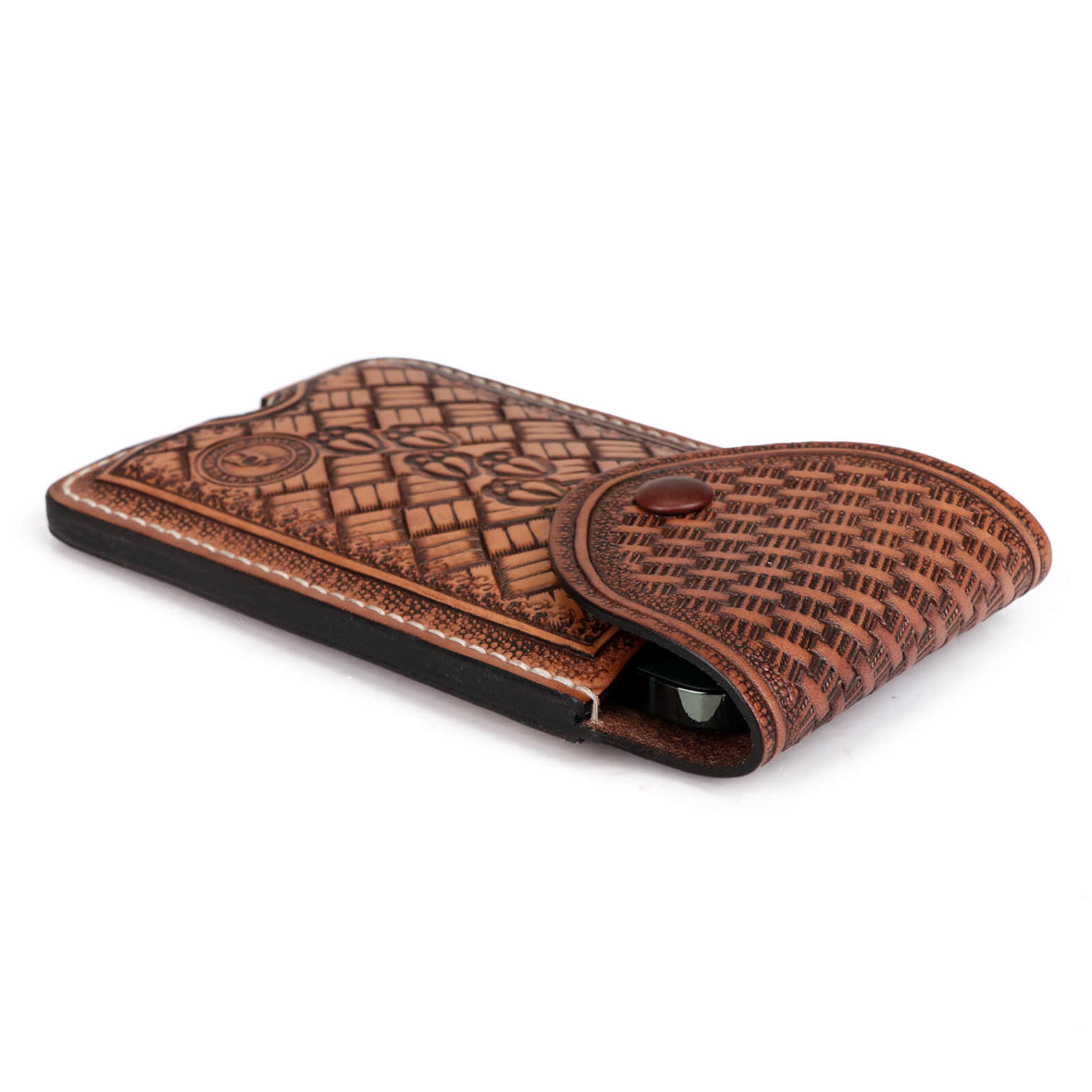 Tourbon Leather Cell Phone Holster for Belt Phones Holder