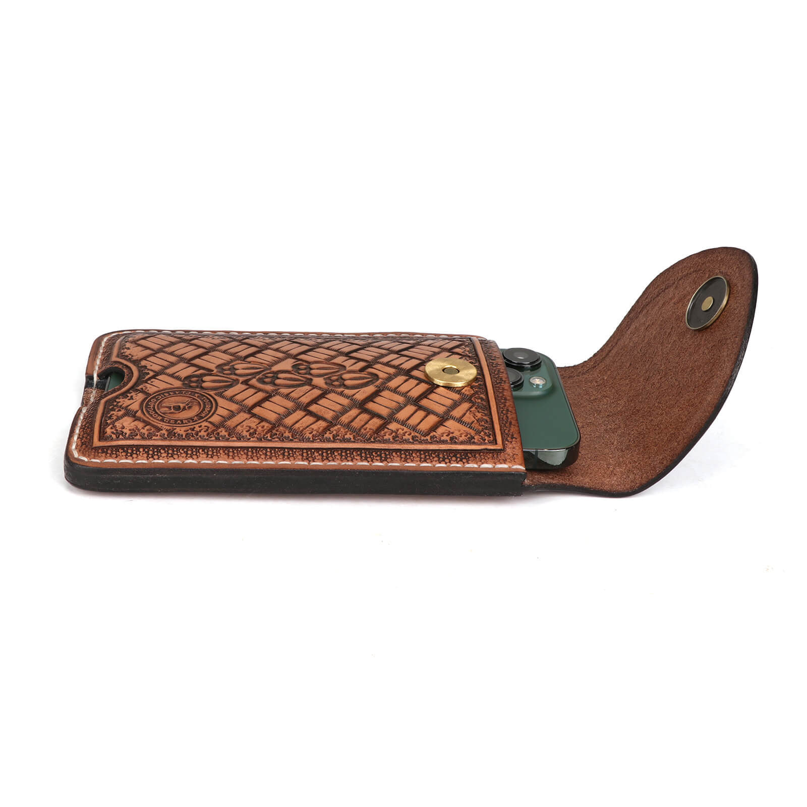 Tourbon Leather Cell Phone Holster for Belt Phones Holder