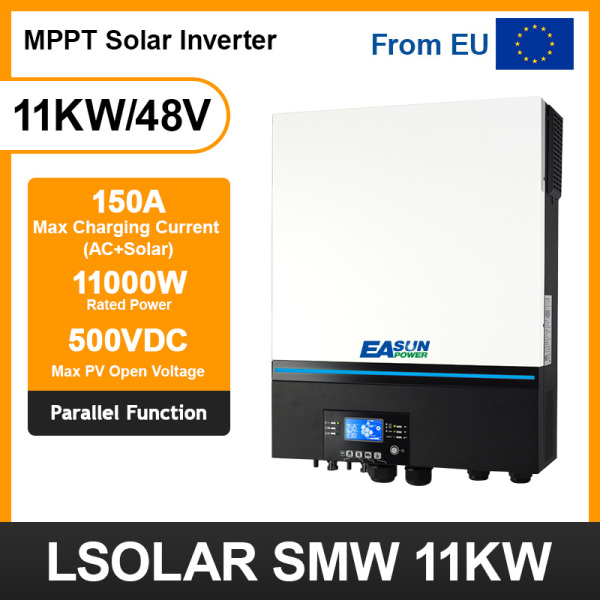 Easun 11KW Off Grid Inverter 150A Double MPPT Input Parallel 3 Phase ...