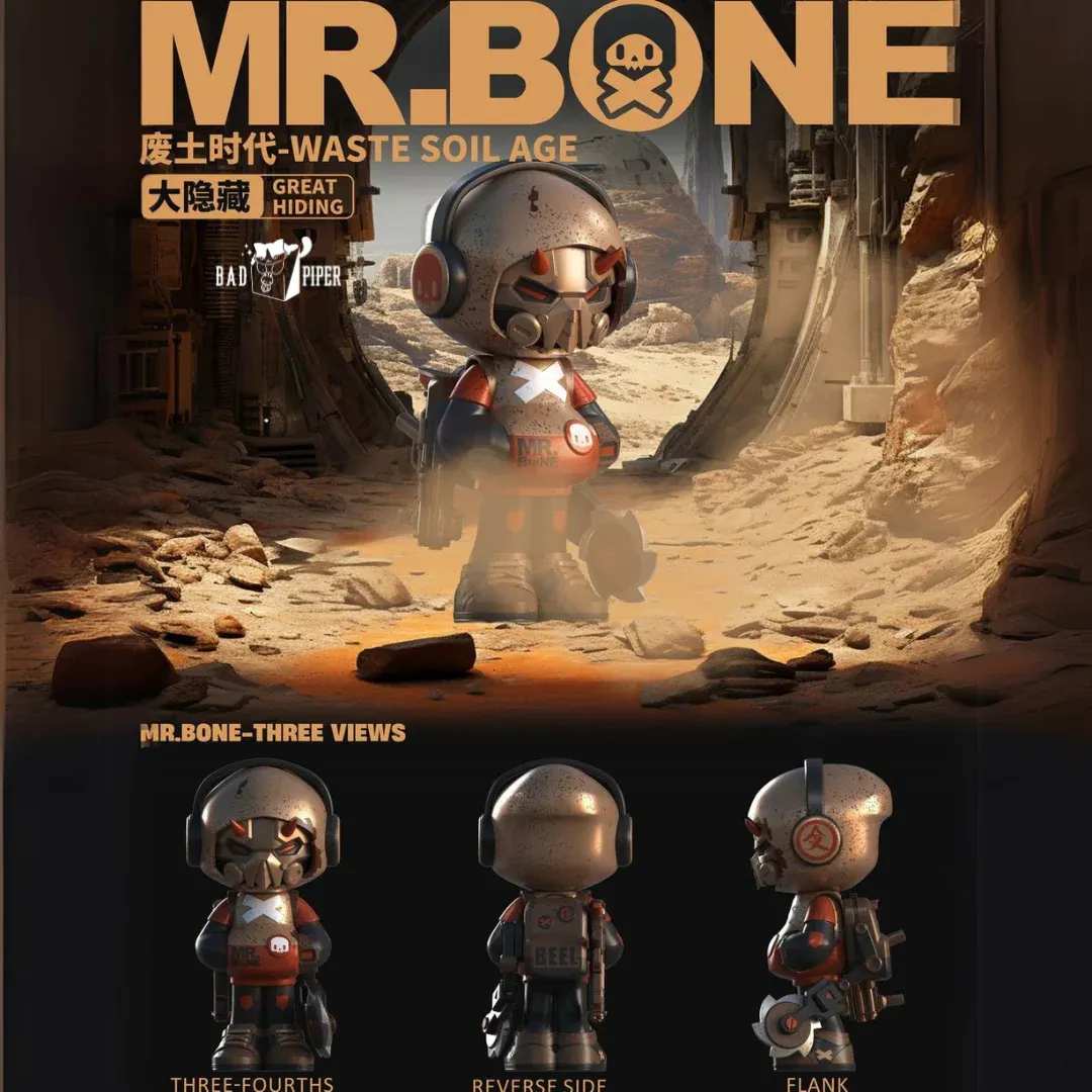 Mr. Bone mini 2.0 Travel Time A Journey Through Time