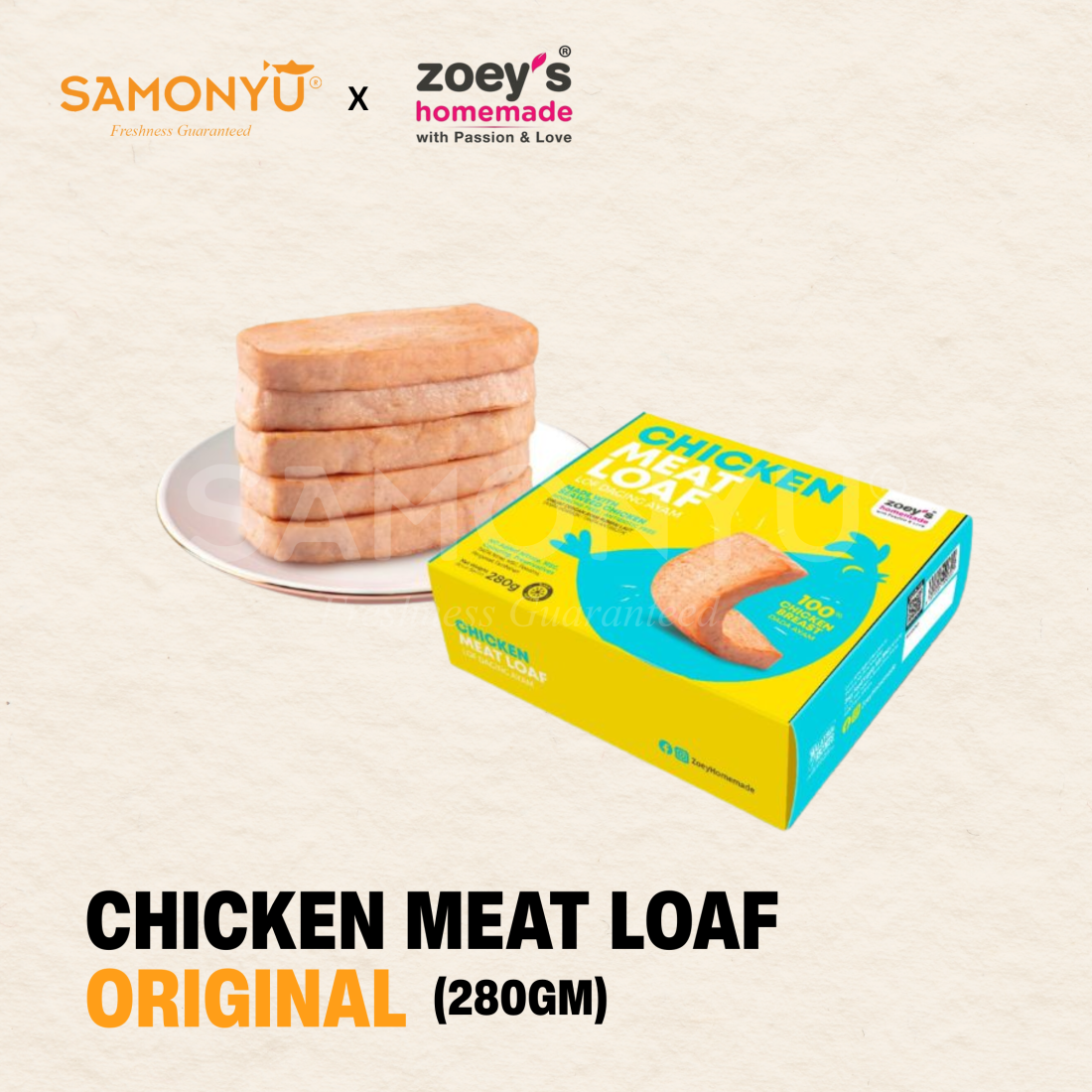 Chicken Meat Loaf (Original)(280g) – SAMONYU