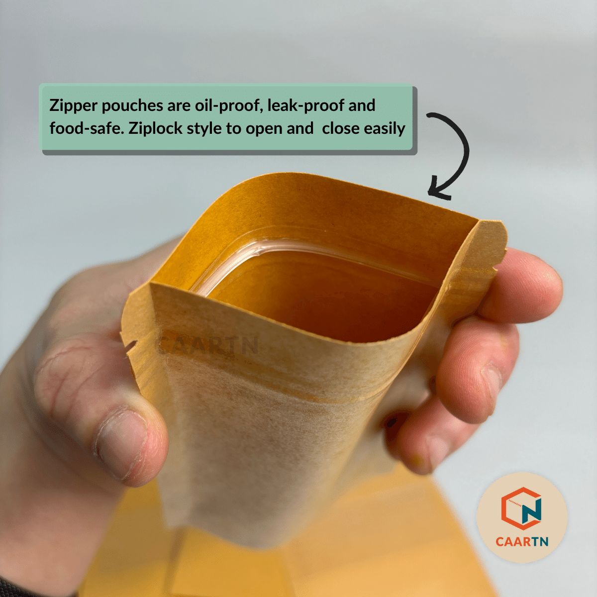 9cm x 14cm Standing Window Zipper Bag (Matte) - 50pcs | 100pcs