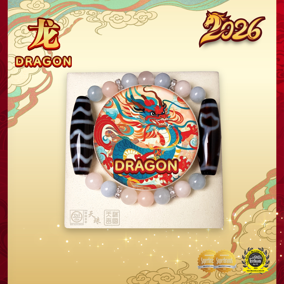 Zodiac Dragon Combo Dzi – 天珠王国 DZI KINGDOM GROUP
