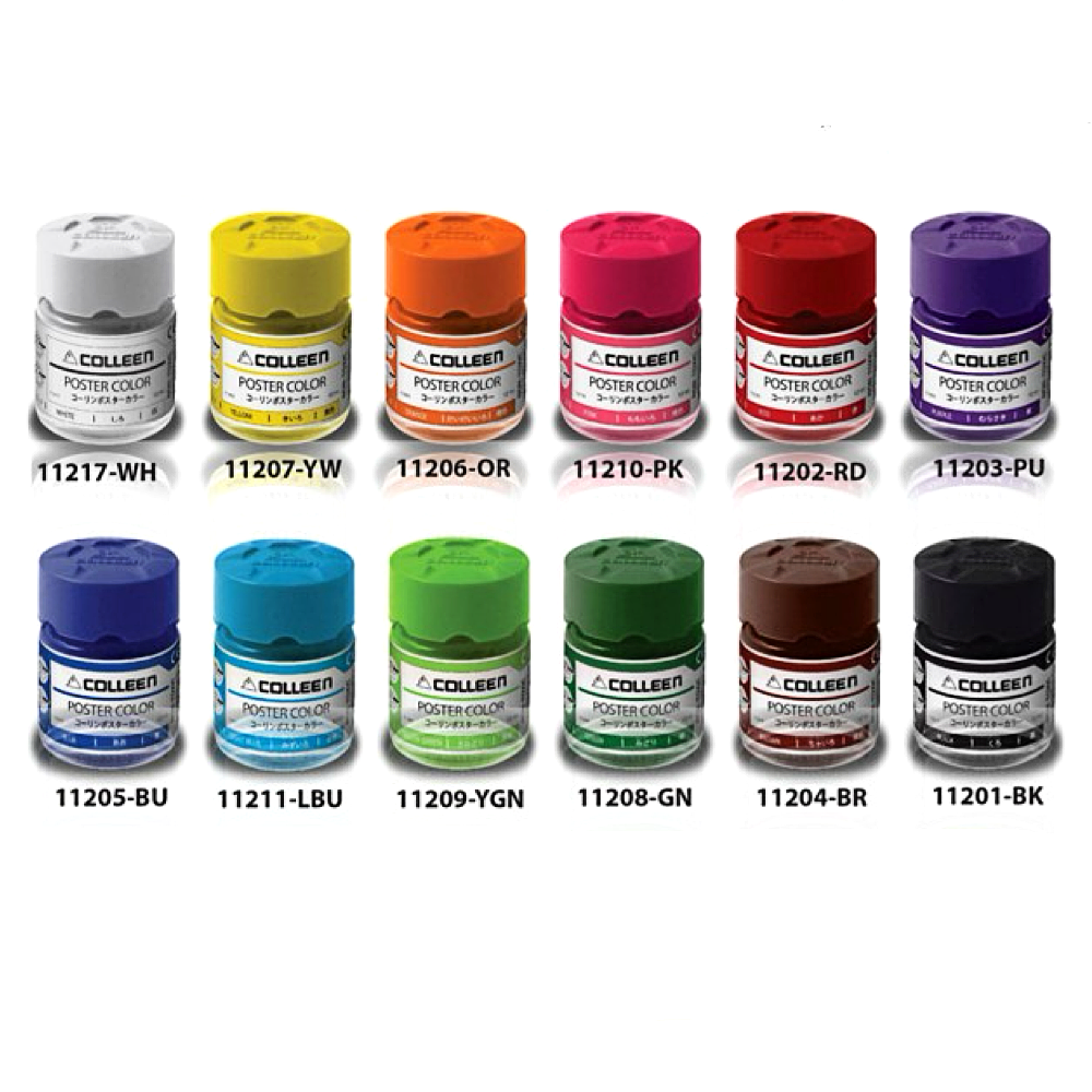 Colleen Poster Colour 12cc 12 Colours