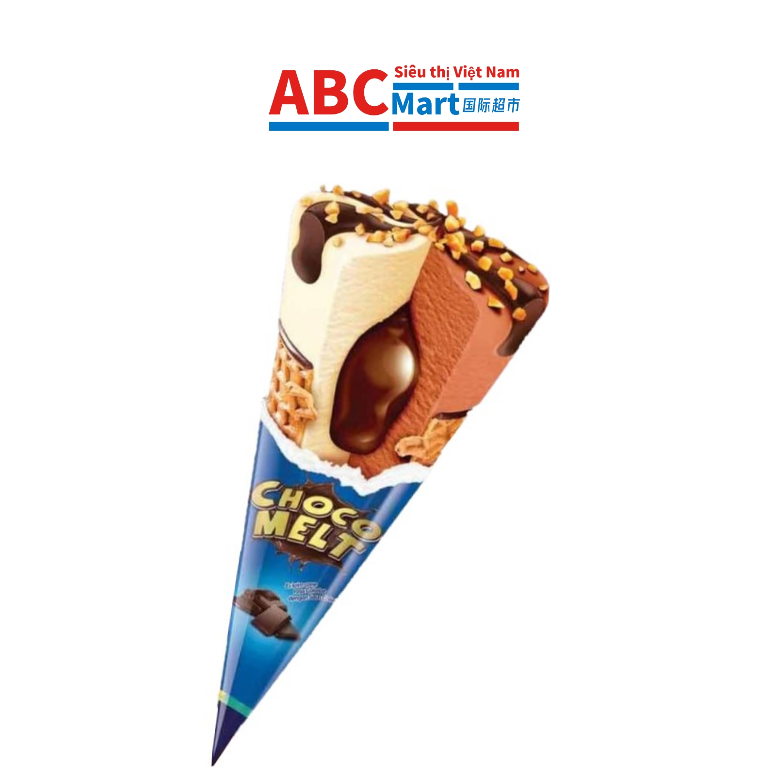 【Aice-ChocoMelt Cone Ice Cream 100ml】艾雪巧克力甜筒 冰淇淋雪糕-ABCMart 国际超市