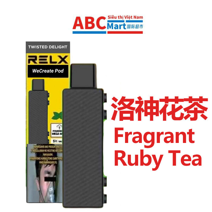 【中国-悦刻Relx电子烟弹 洛神花 乐高积木版】Relx WeCreate Fragrant Ruby Tea-ABCMart 国际超市