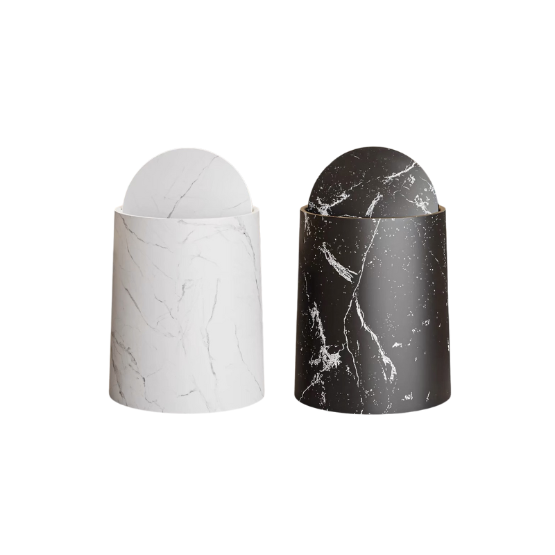 Minimalist contemporary flip dustbin with removable bucket – JRKSG