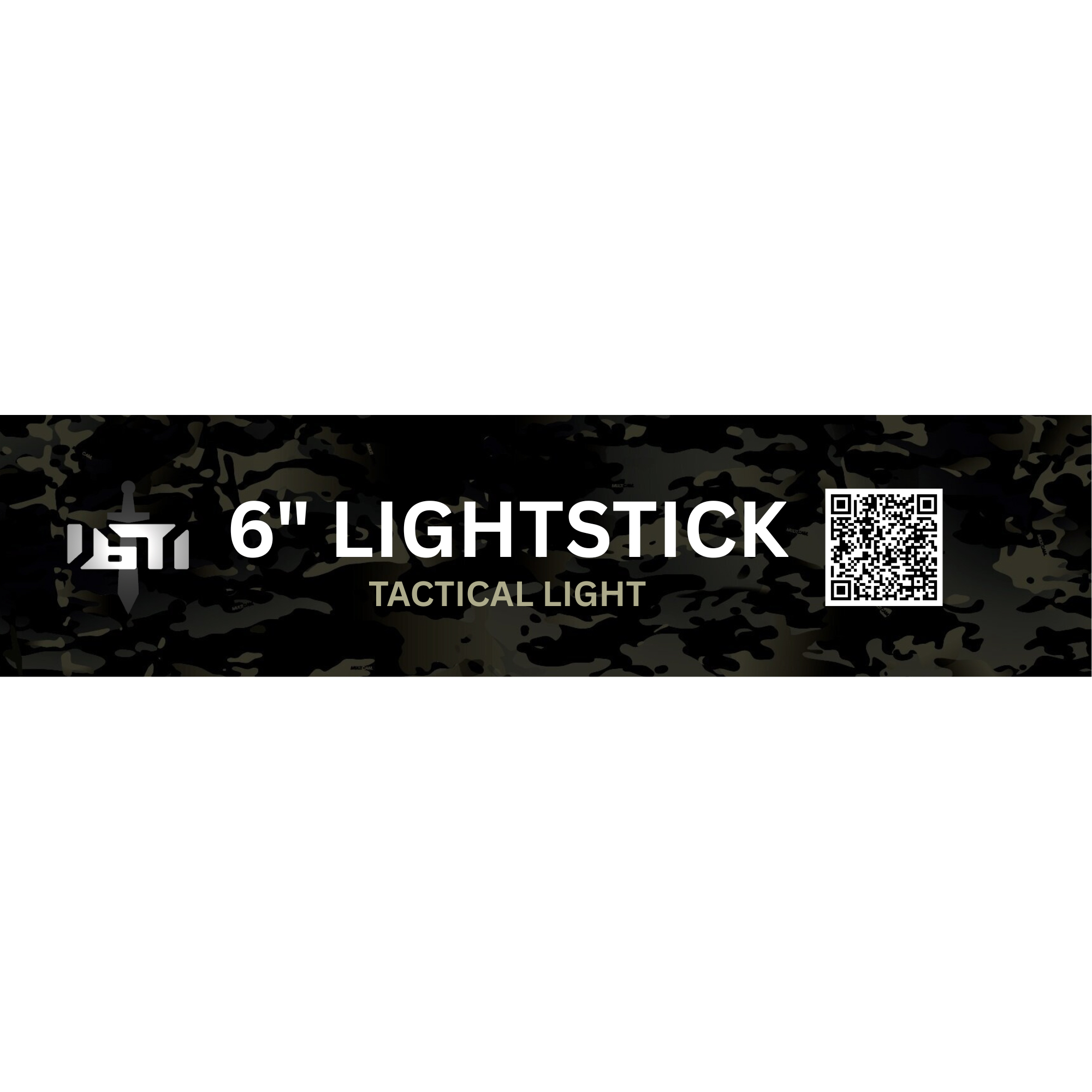 Black Stealth - Chemical Tactical Light Stick 6"