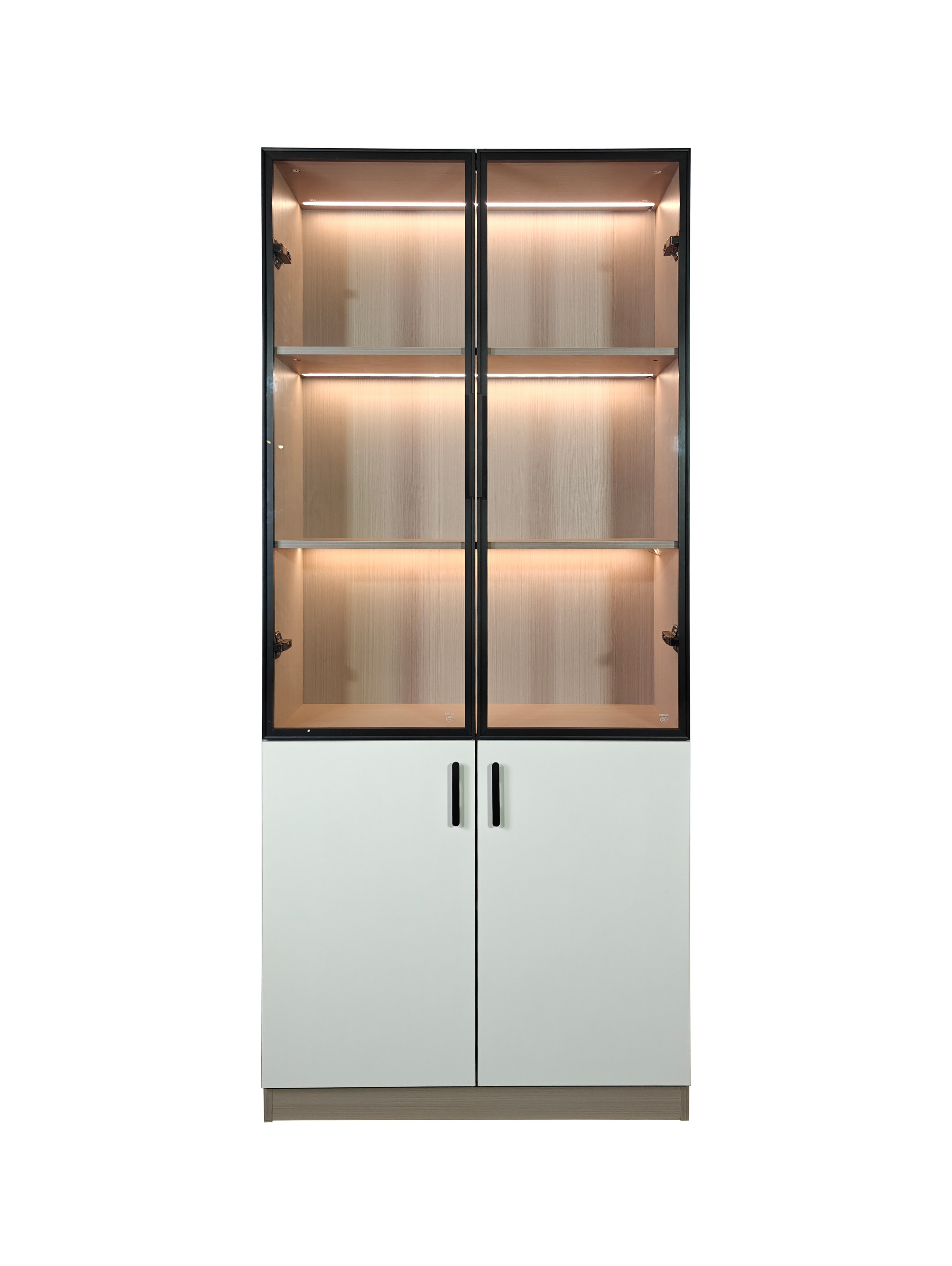 Nora 2 Door Book Cabinet - Thefurniture.com.sg