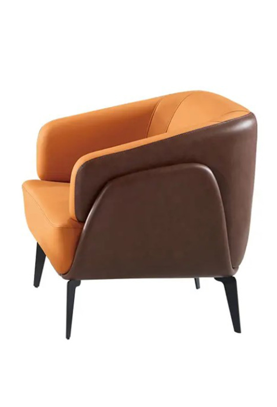 Orlando Leather Two Tone Sofa