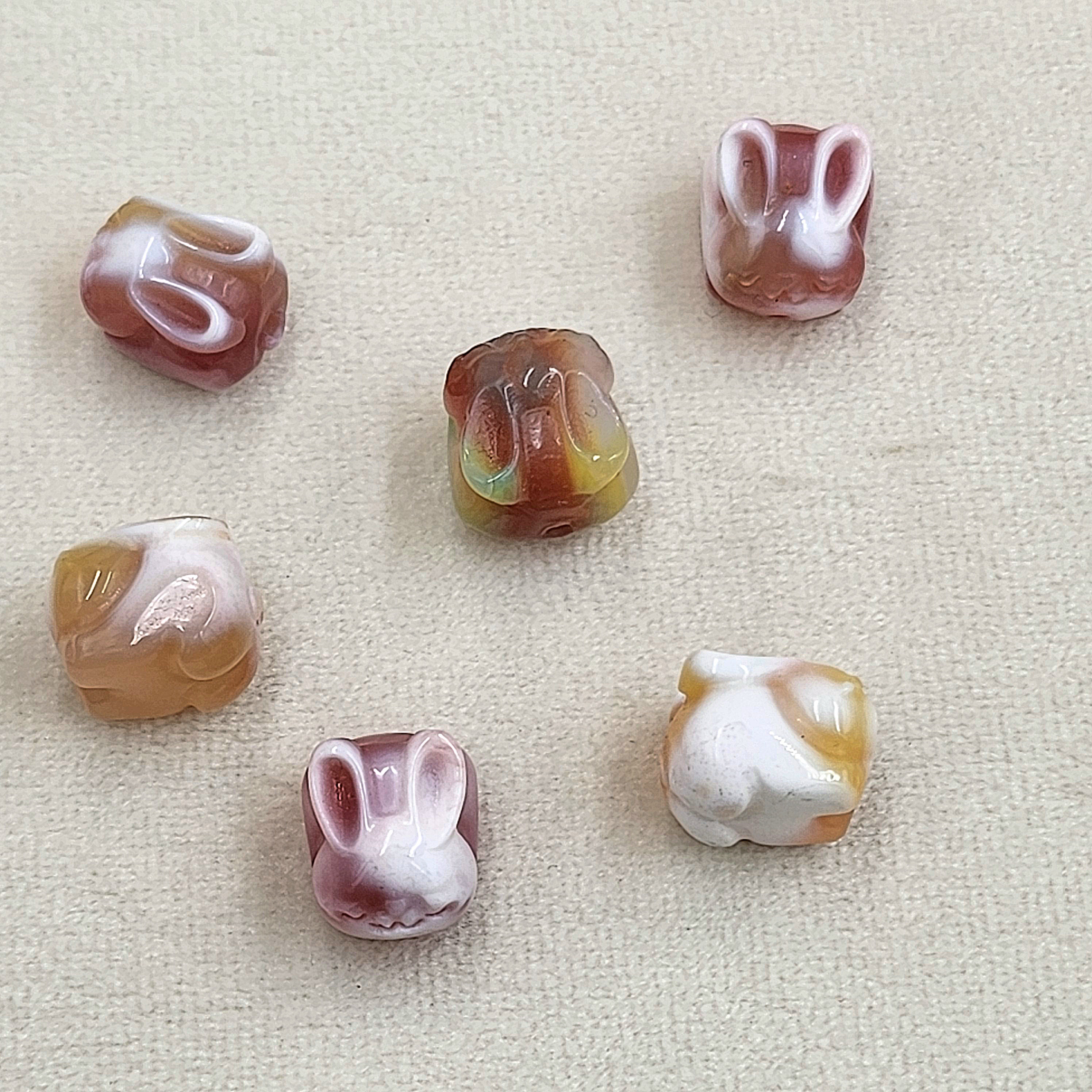 Milk Froth Yan Yuan Agate Rabbit DIY