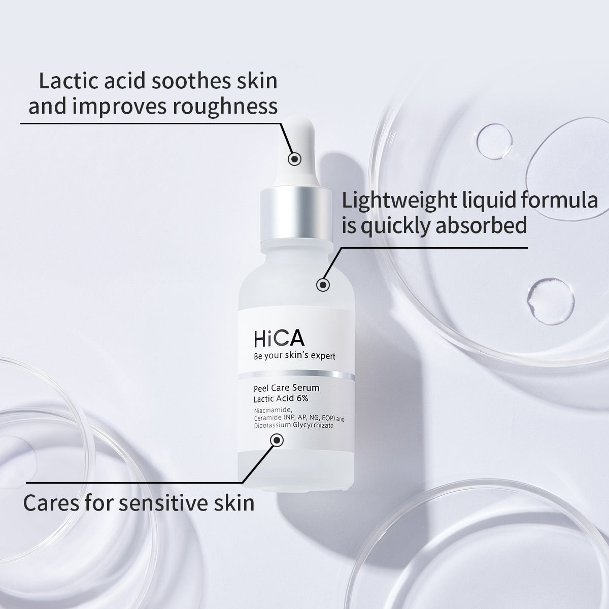 HiCA Peel Care Serum Lactic Acid 6%