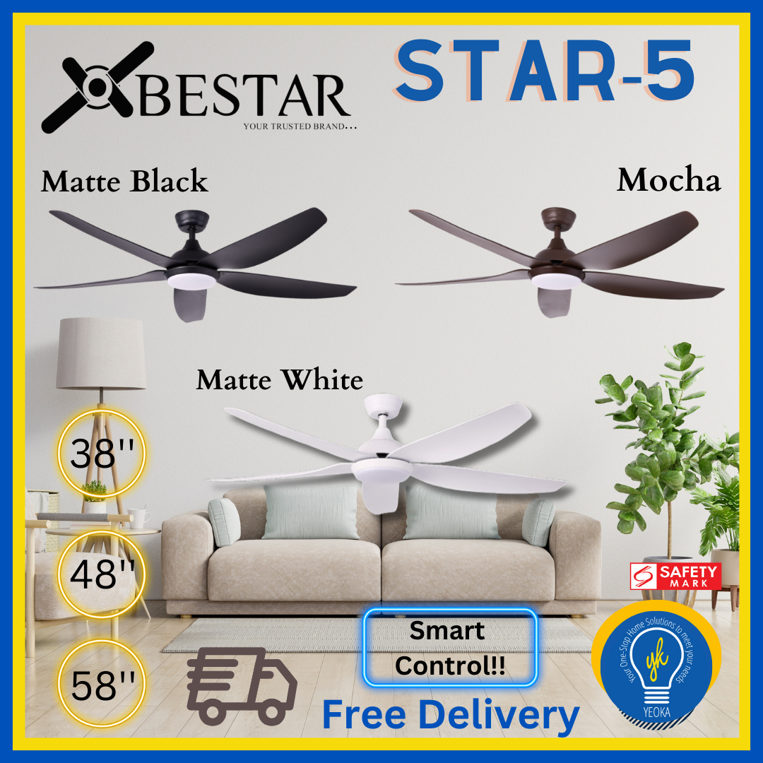 CEILING FAN BESTAR STAR-5 YKTD-CFBESTAR-STAR-5