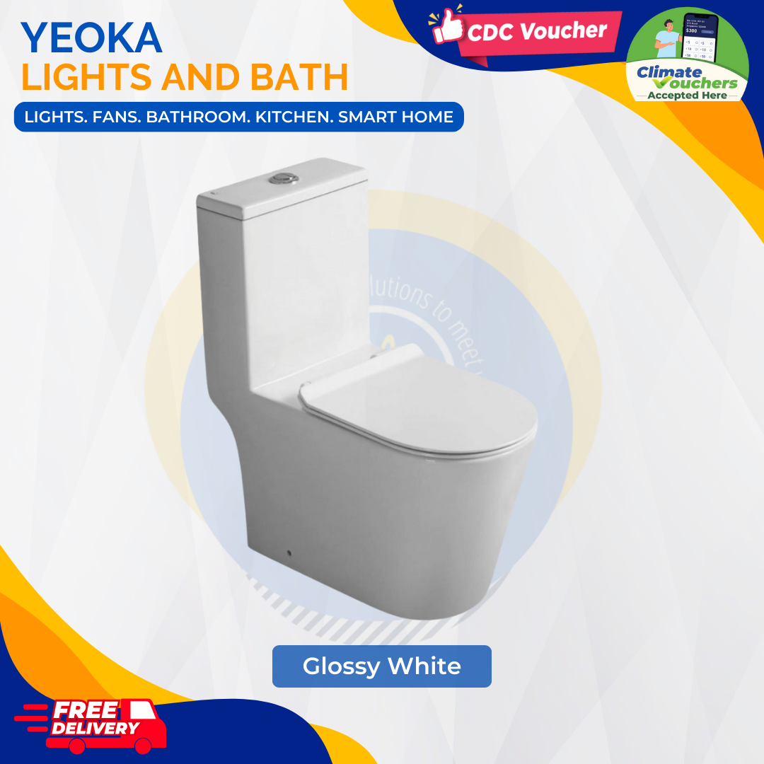 Eaco T933 Rimless Vortex Tornado Flushing Dual Flush Soft Closing Seat