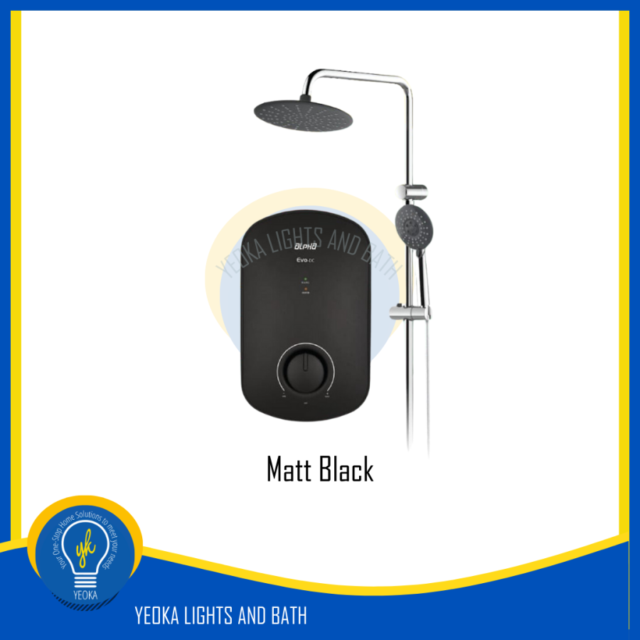 Alpha Evo Instant Heater with Rain Shower