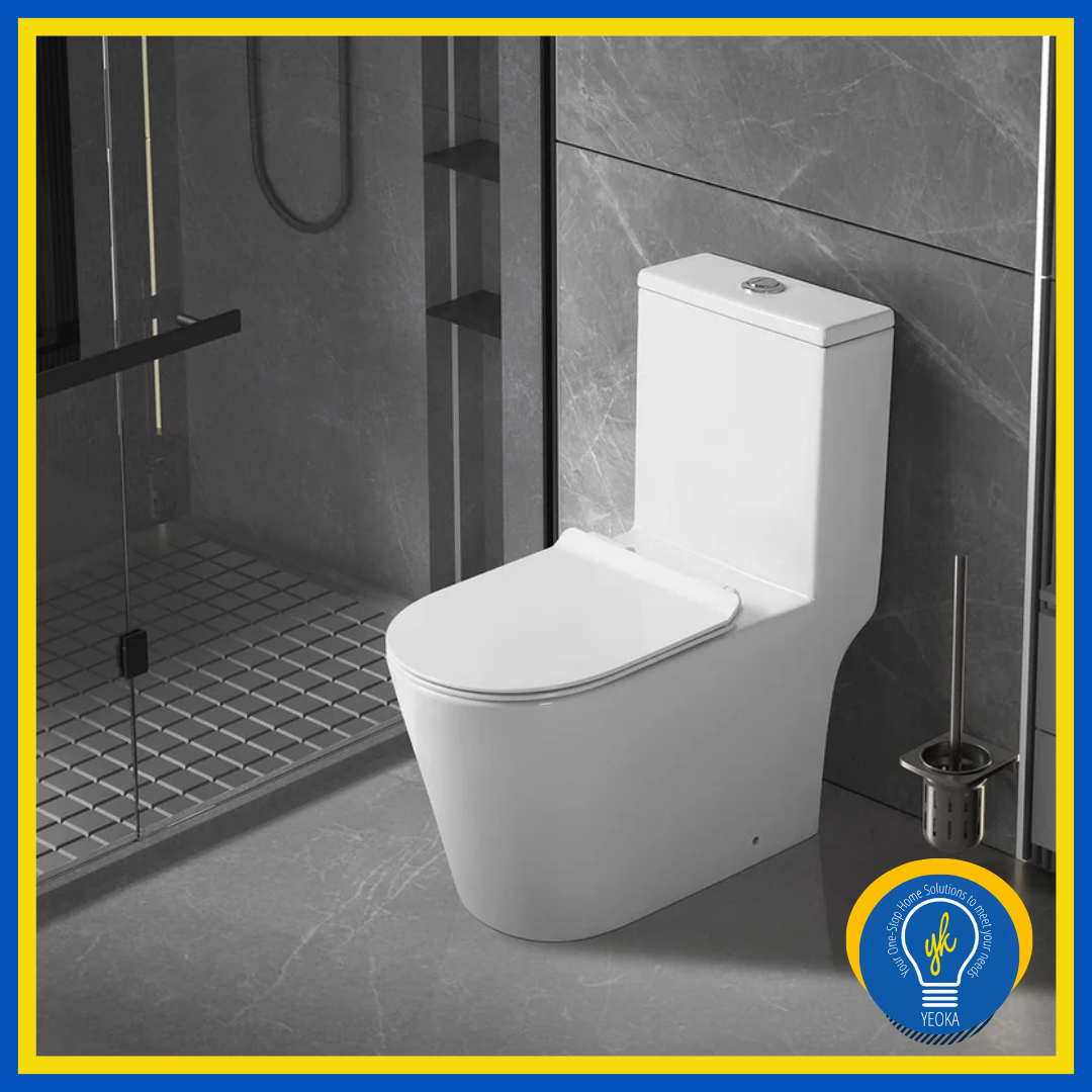 Eaco T933 Rimless Vortex Tornado Flushing Dual Flush Soft Closing Seat