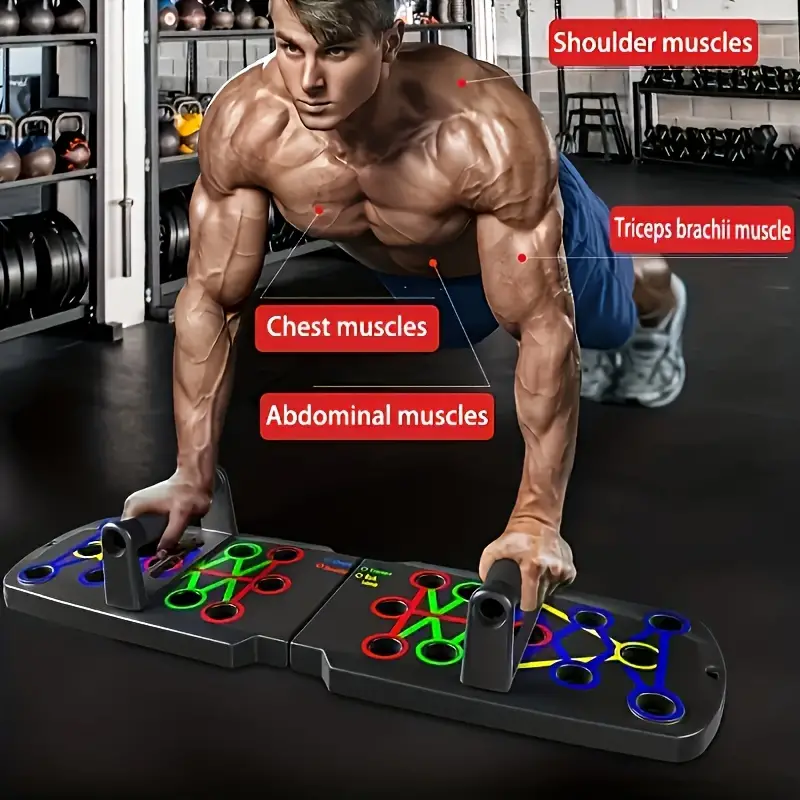 Multi Functional Folding Push Up Board Foldable Push Up Training Boar