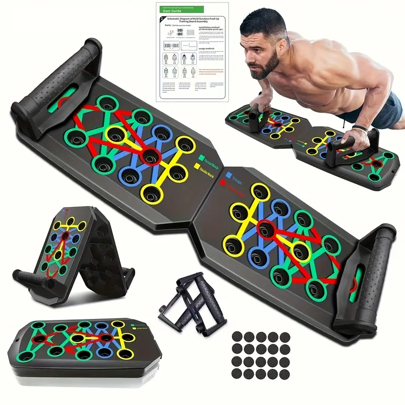 Multi Functional Folding Push Up Board Foldable Push Up Training Boar