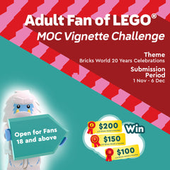 Adult Fan of LEGO - My Own Creation Challenge (AFOL MOC) May 2026