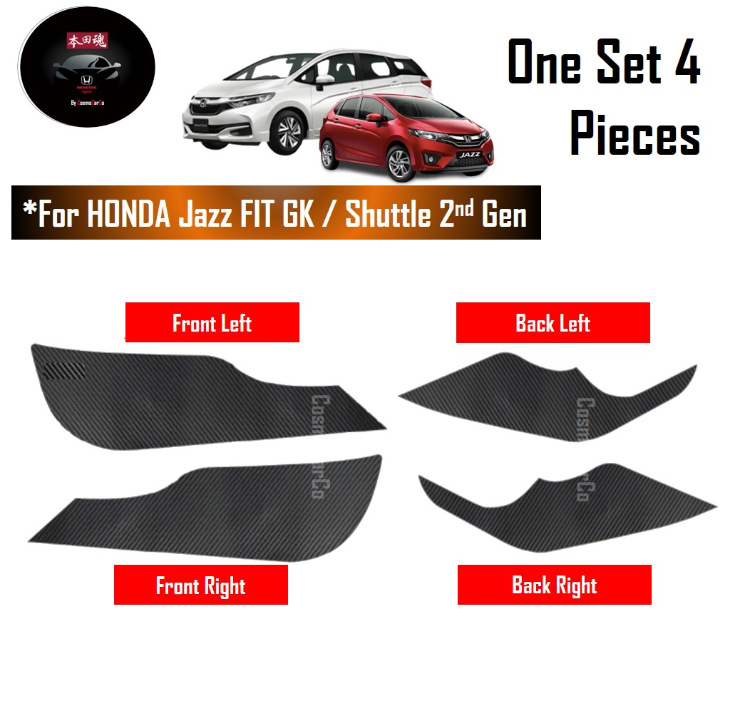 Honda Jazz Fit GK GP Shuttle Anti Kick Door Sticker Scratch Protector