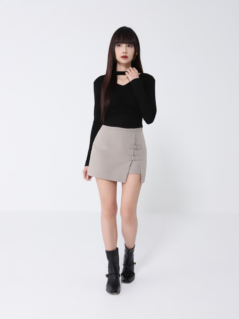 Front Wrinkled Top 46357 – AMPLE COUTURE