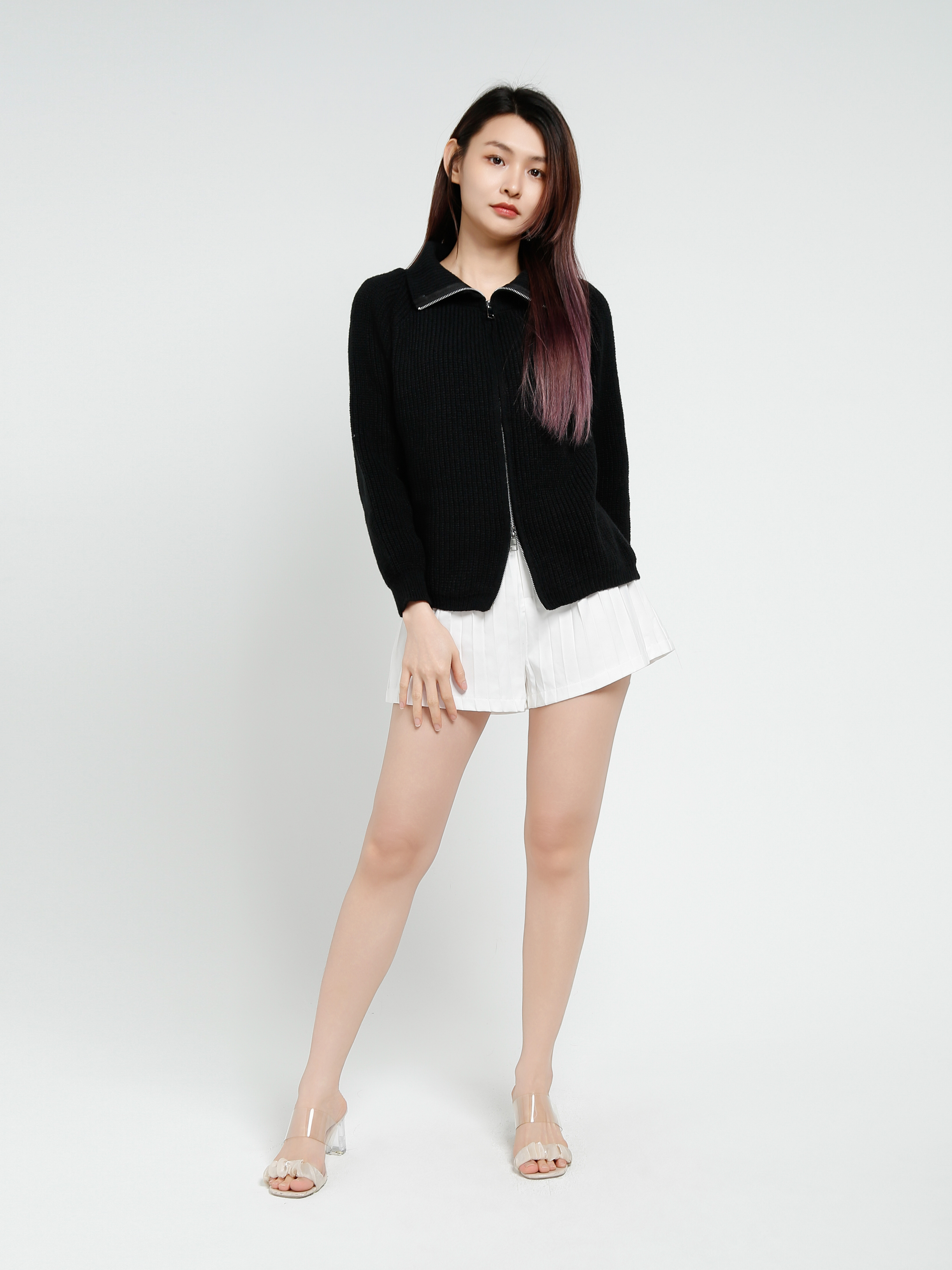 Front Zip Top 40275 – AMPLE COUTURE