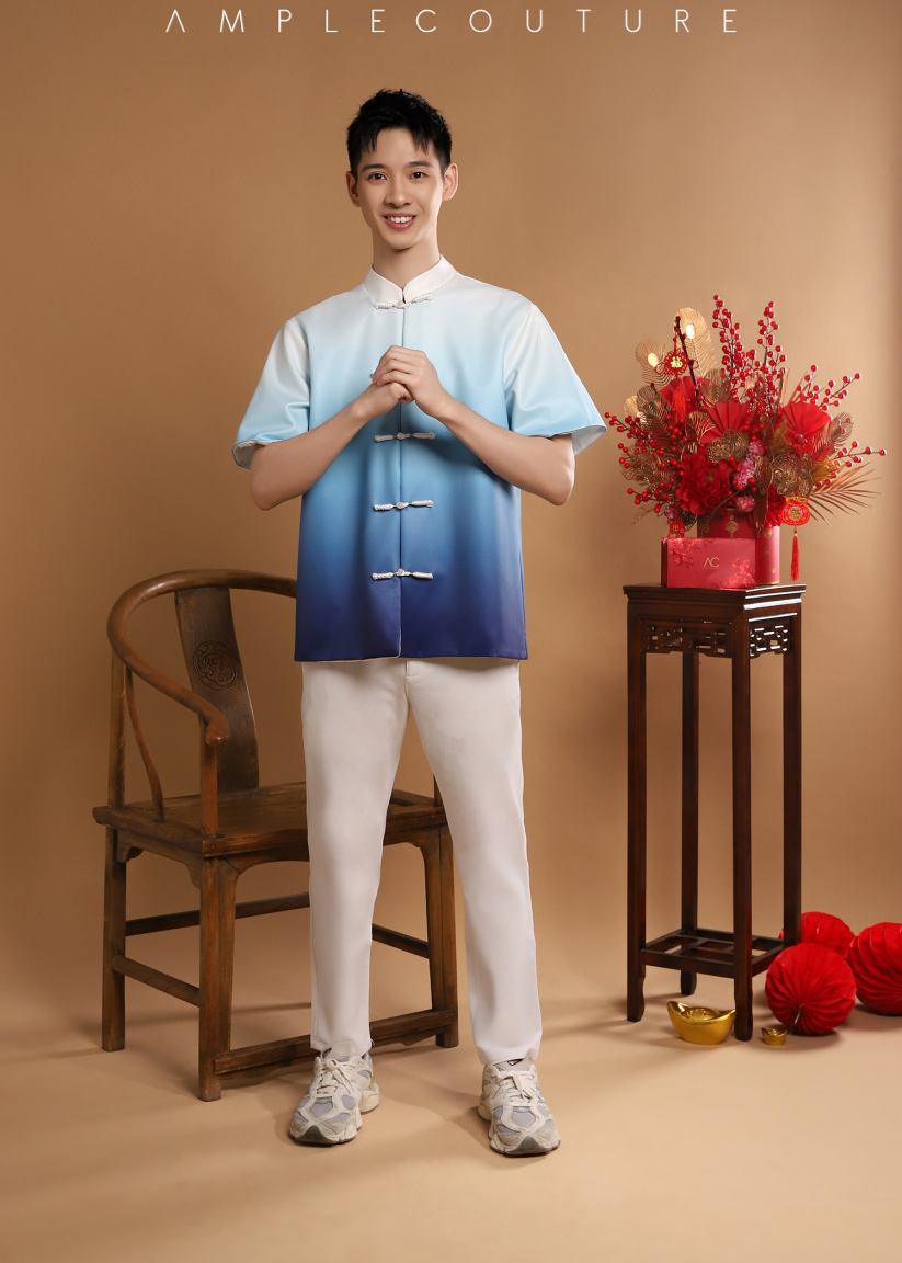 Gradient Colour Tang Suit - Boy AC328 – AMPLE COUTURE