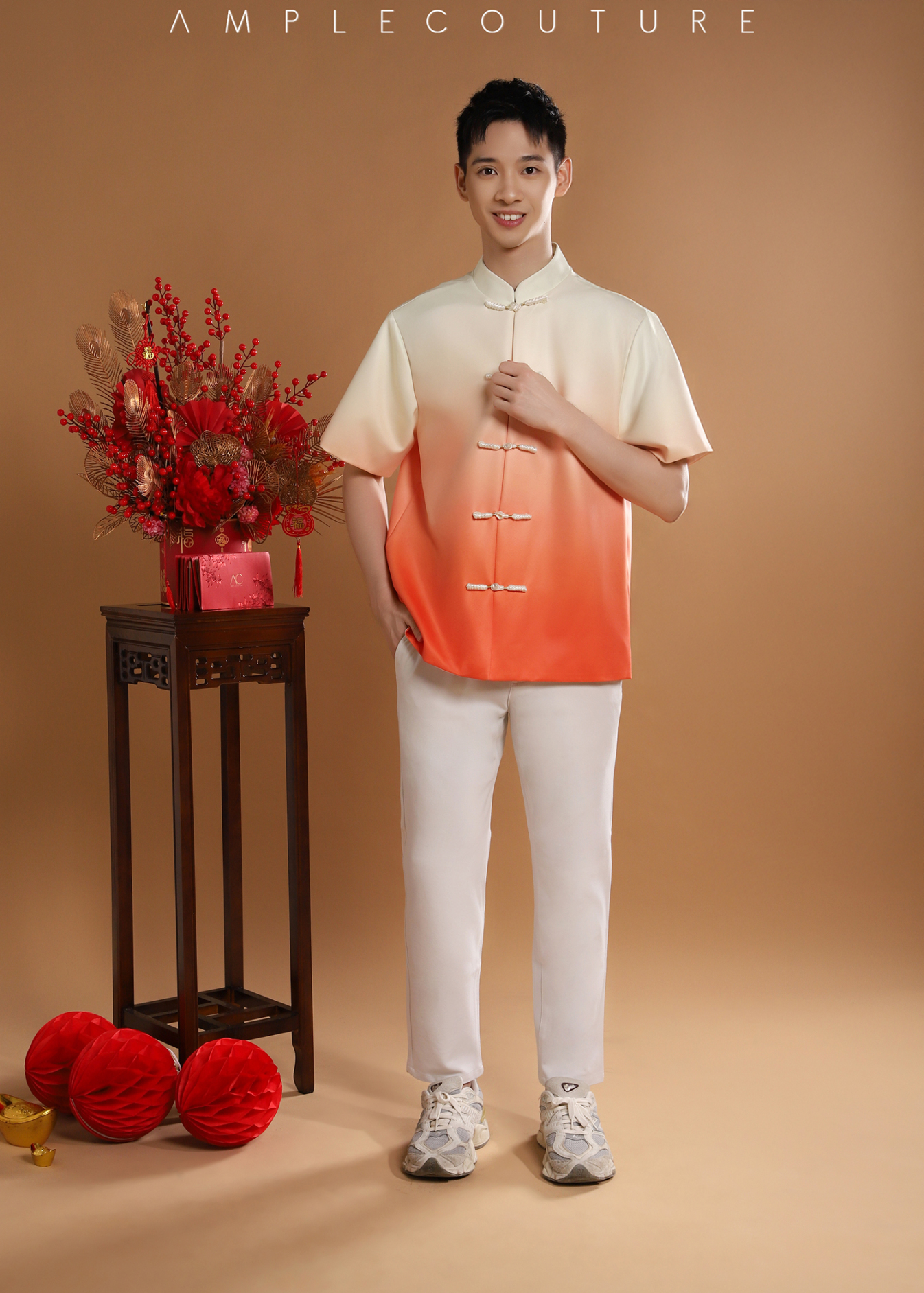 Gradient Colour Tang Suit - Boy AC328 – AMPLE COUTURE
