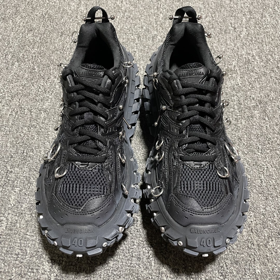 BALENCIAGA Bouncer (Defender) Screw Sneaker With Piercings BALENCIAGA Bouncer (Defender) Screw Sneaker With Piercings
