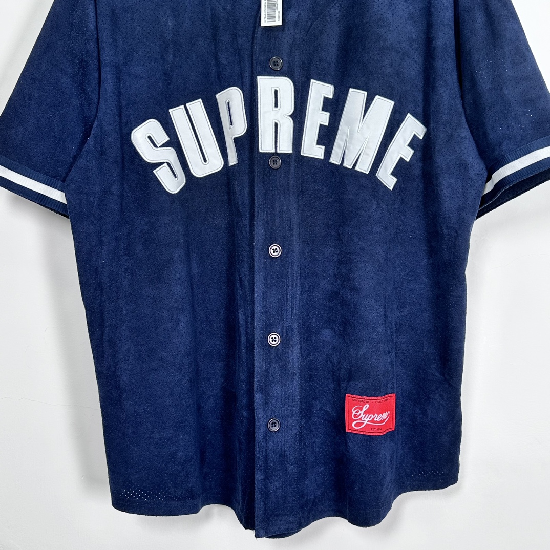 Supreme Ultrasuede Mesh かわいらしい Baseball Jersey Supreme Ultrasuede Mesh かわいらしい Baseball Jersey