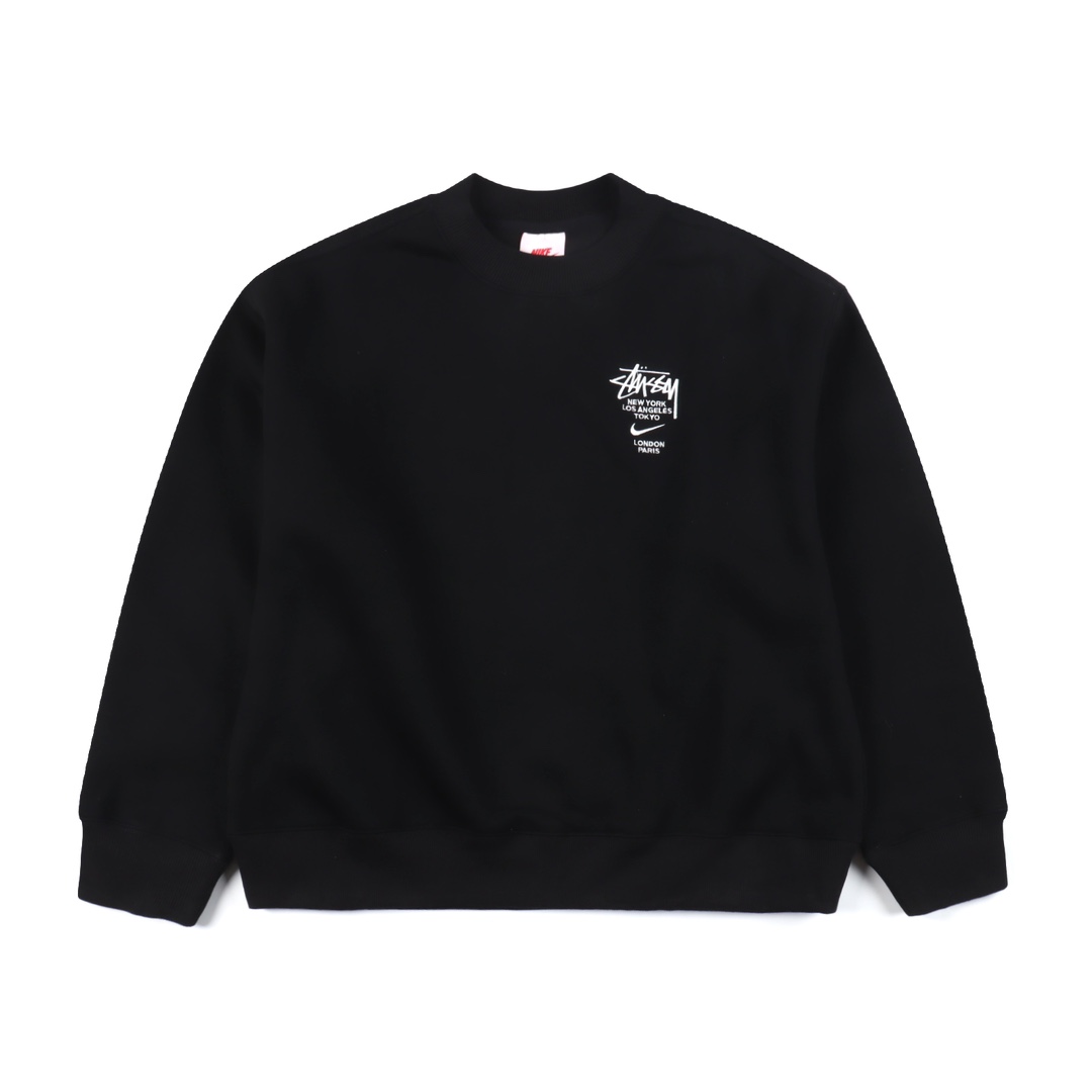 Stussy x Nike Logo Sports Fleece Sweatshirt Stussy x Nike Logo Sports Fleece Sweatshirt
