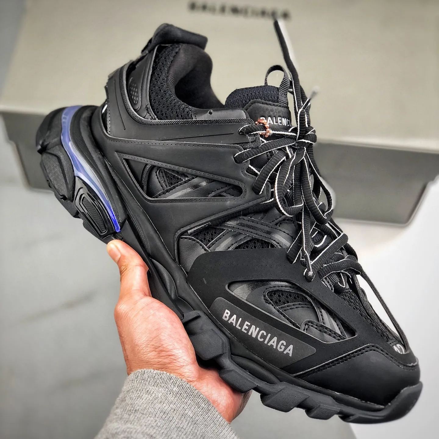 Balenciaga Track 1.0 Distressed Dad Shoes Balenciaga Track 1.0 Distressed Dad Shoes