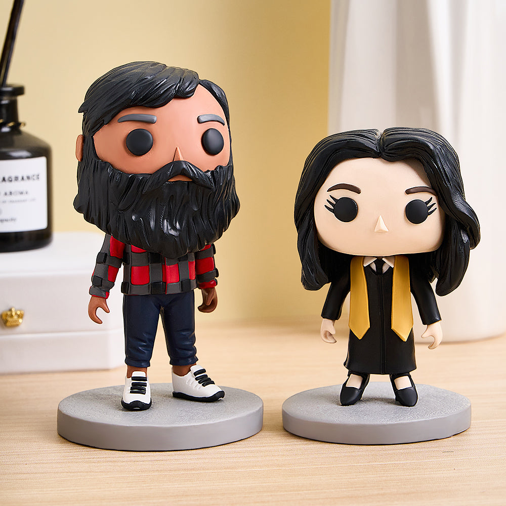 Custom Big Head Cartoon Bobbleheads Personalized 1 Person Figure Statu