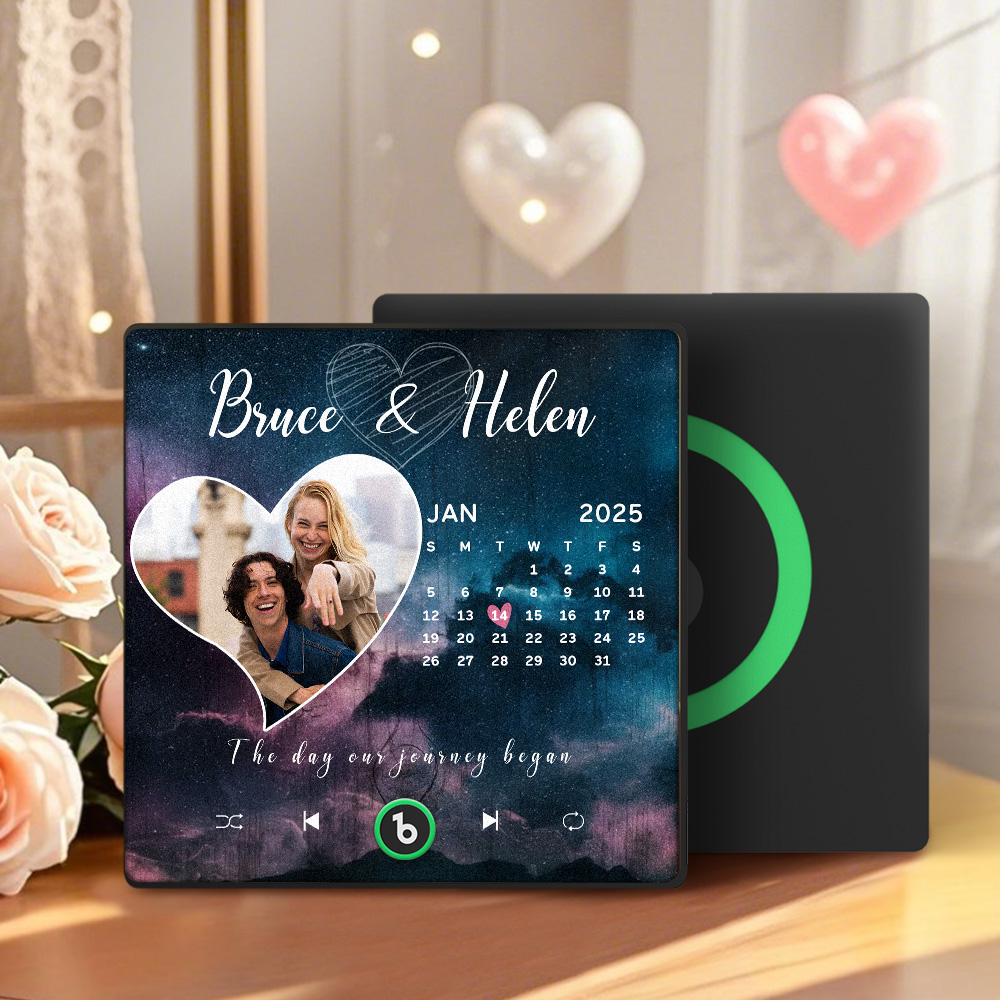 Personalized Music Fridge Magnet Starry Sky Anniversary Gift Custom ...