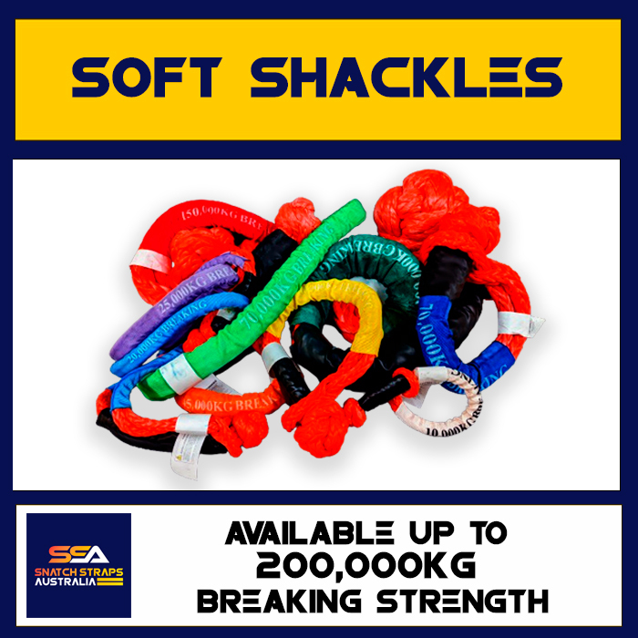 SSA Soft Shackles - To suit Snatch Straps and Tow Straps