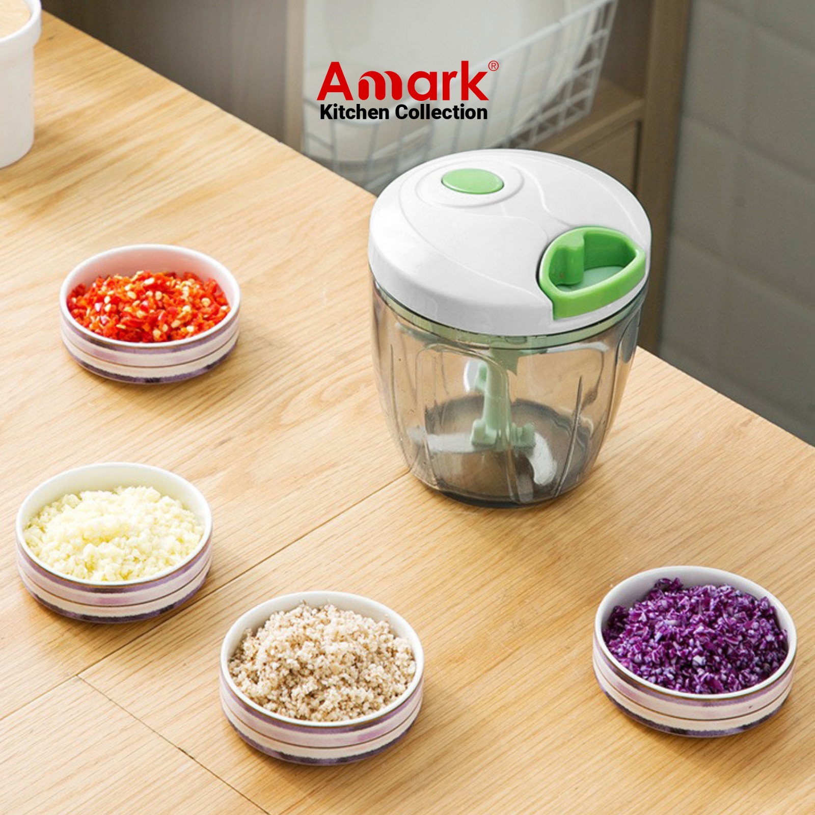 Amark Pullstring Spin Food Chopper 900ml – Buy Now | Ang Lee Seng