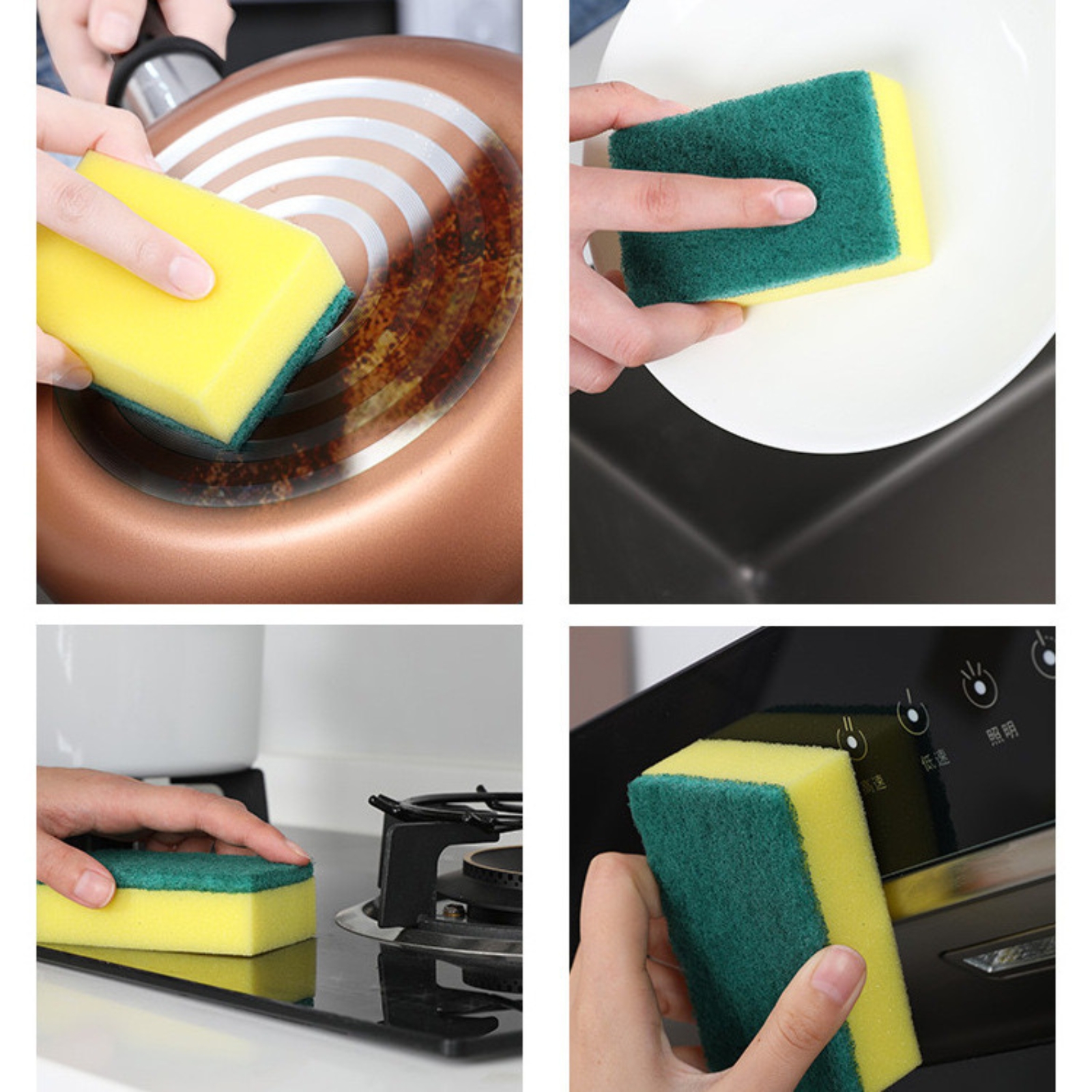 Amark Heavy-Duty Scouring Sponge 6-pc Pack