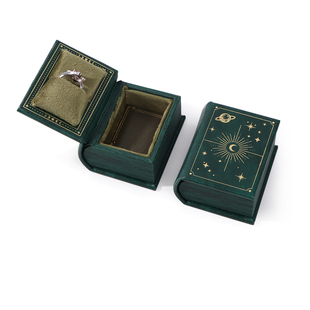Book Shape Ring Box Multicolor Gift Box Gift For Lover For Her (Box ...