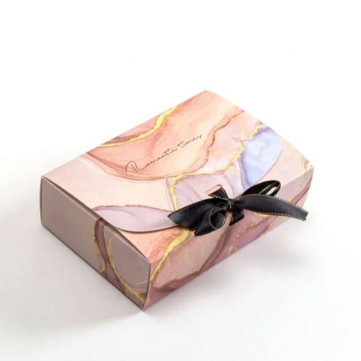 Pink Marble Pattern Gift Box 18*12*5cm