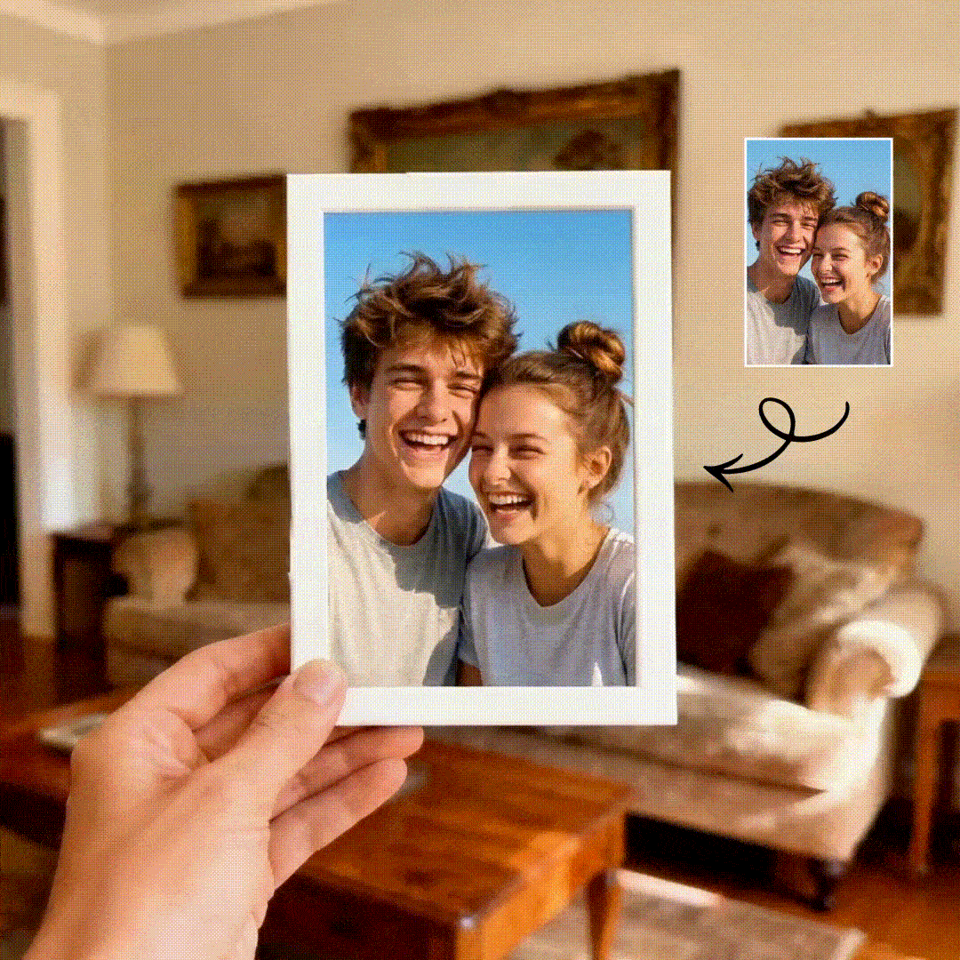 Custom AI Magic Frame Photo Comes Alive Like Magic