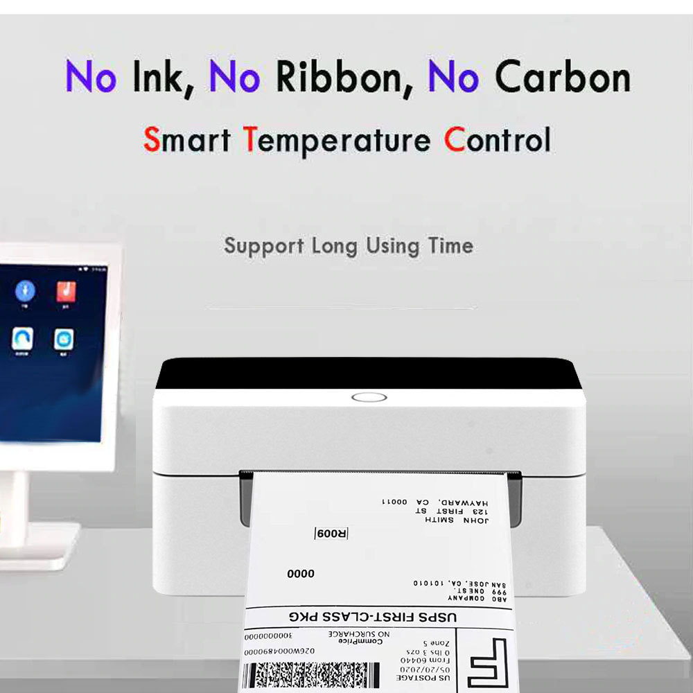 VOZY T9 Shipping Label Printer Thermal Printer Waybill Printer Barcode ...