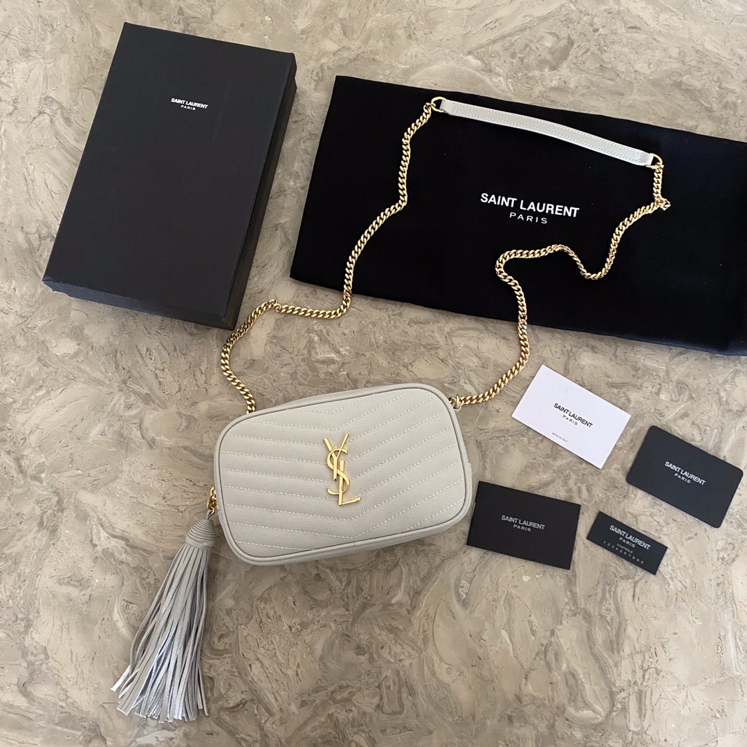 YSL Mini Lou Quilted Leather Camera Bag-浦山時計店