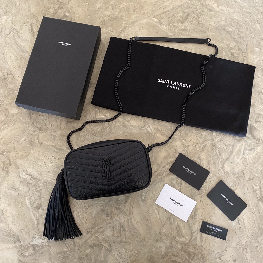 YSL Mini Lou Quilted Leather Camera Bag-浦山時計店