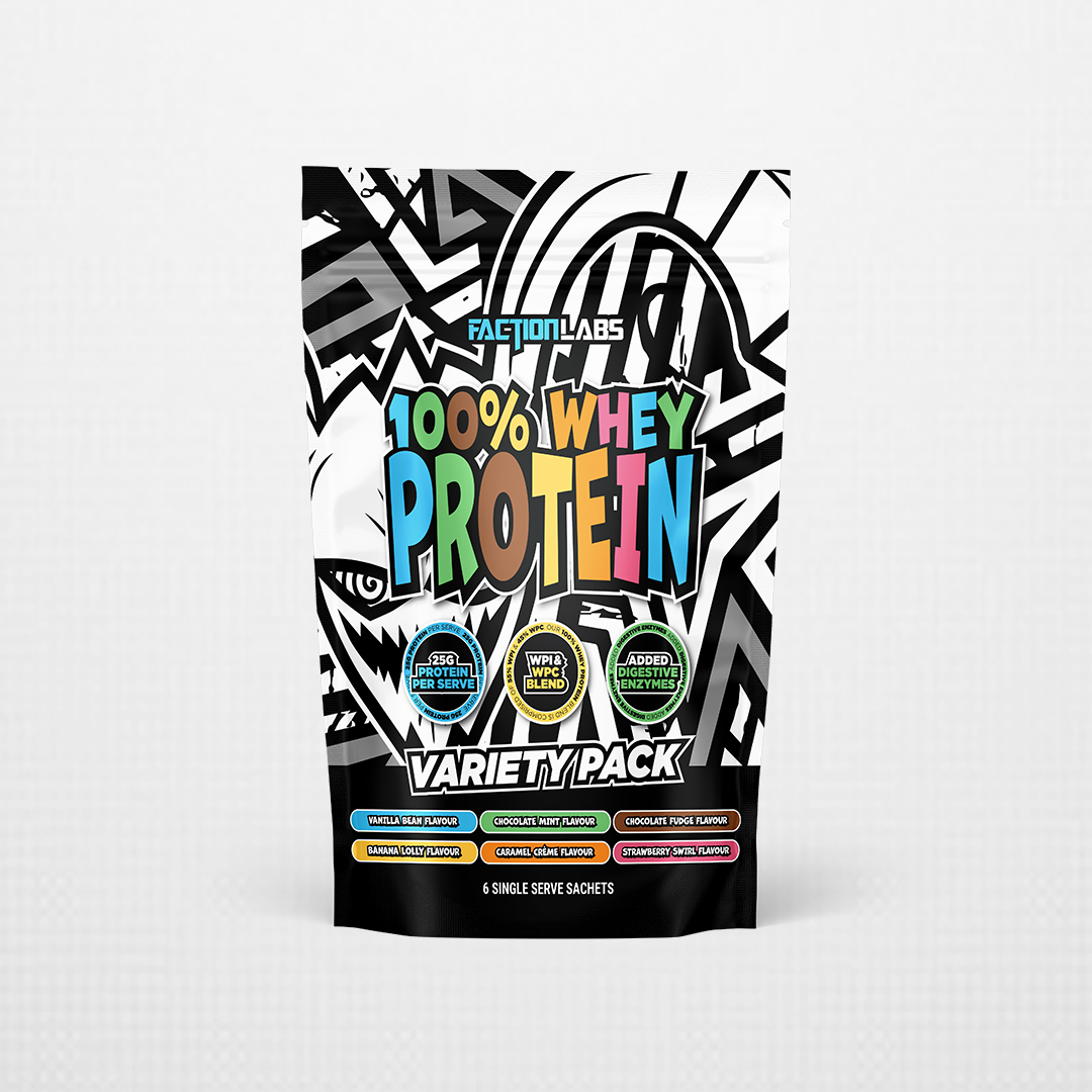 100% WHEY PROTEIN VARIETY PACK