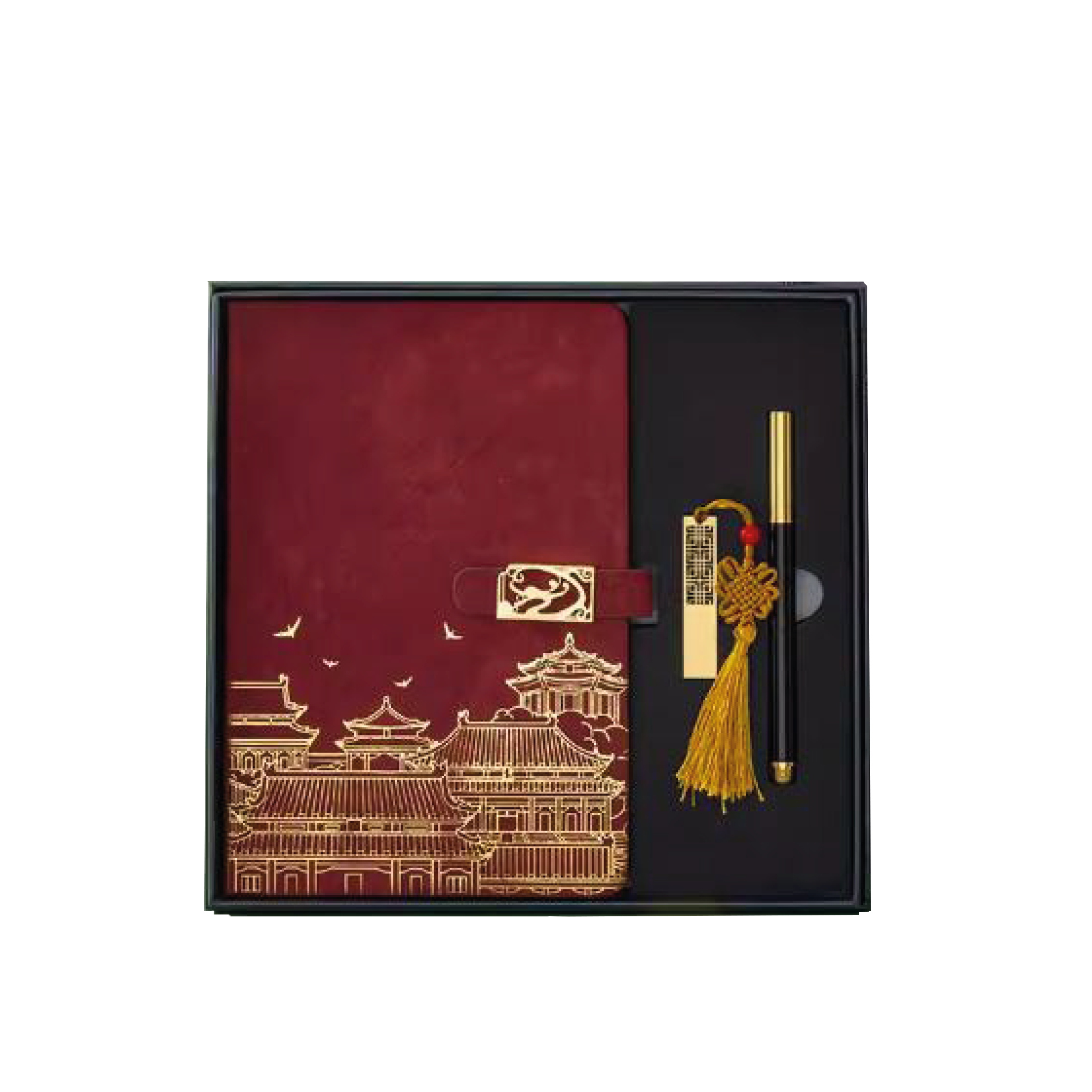 Gift Box 3 in 1 Notebook + Pen + Flash drive – Corporate Hero