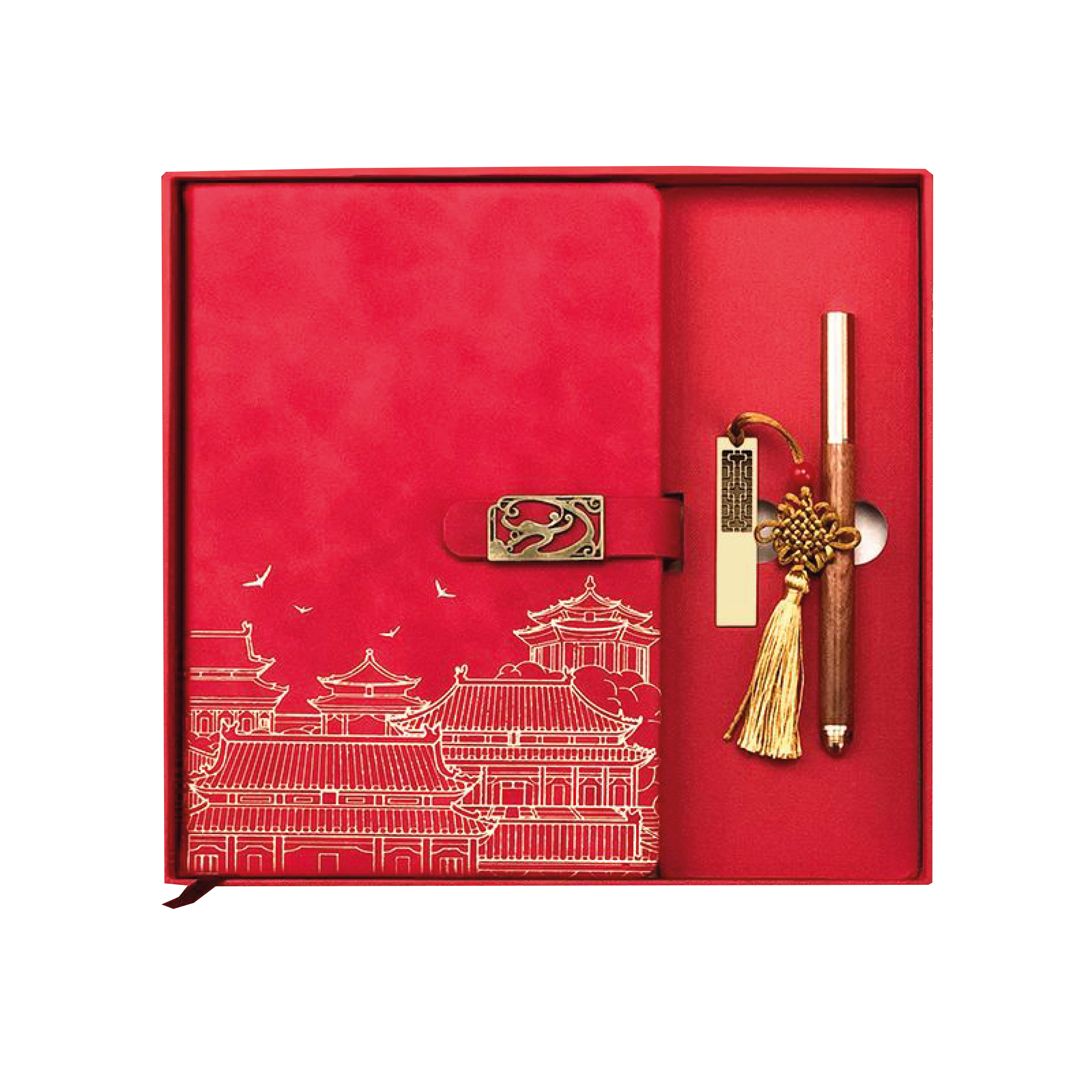 Gift Box 3 in 1 Notebook + Bronze Pen + Bronze USB drive – Corporate Hero