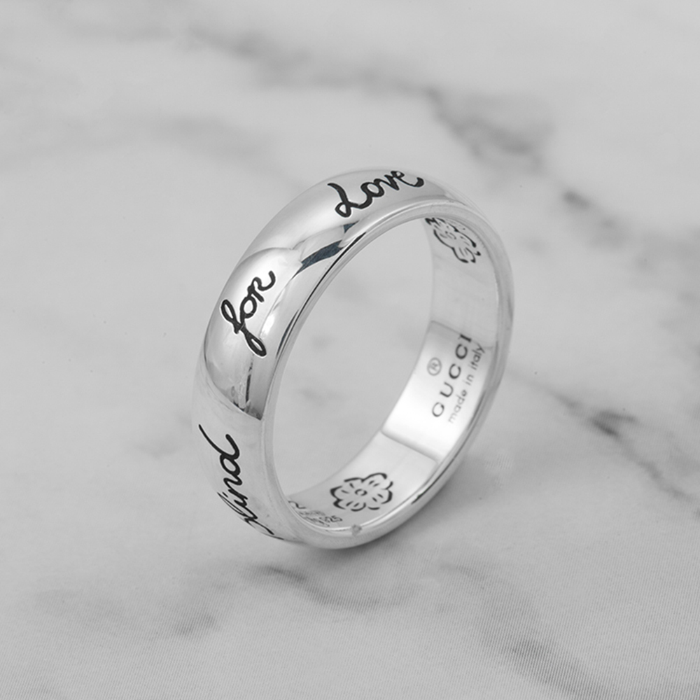 GUCCI Blind for Love Silver Ring YBC455247001