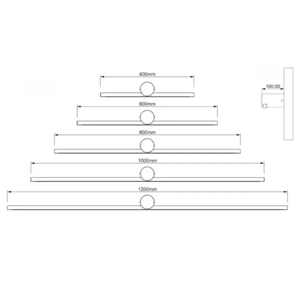 BeamLine Wall Light – Slim Linear Fixture for Vanity or Wall Decor ...